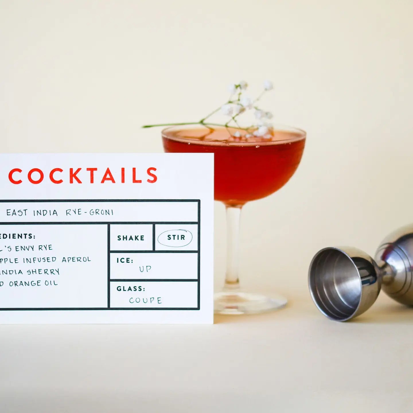 Cocktail Recipe Card – Viand Mercantile