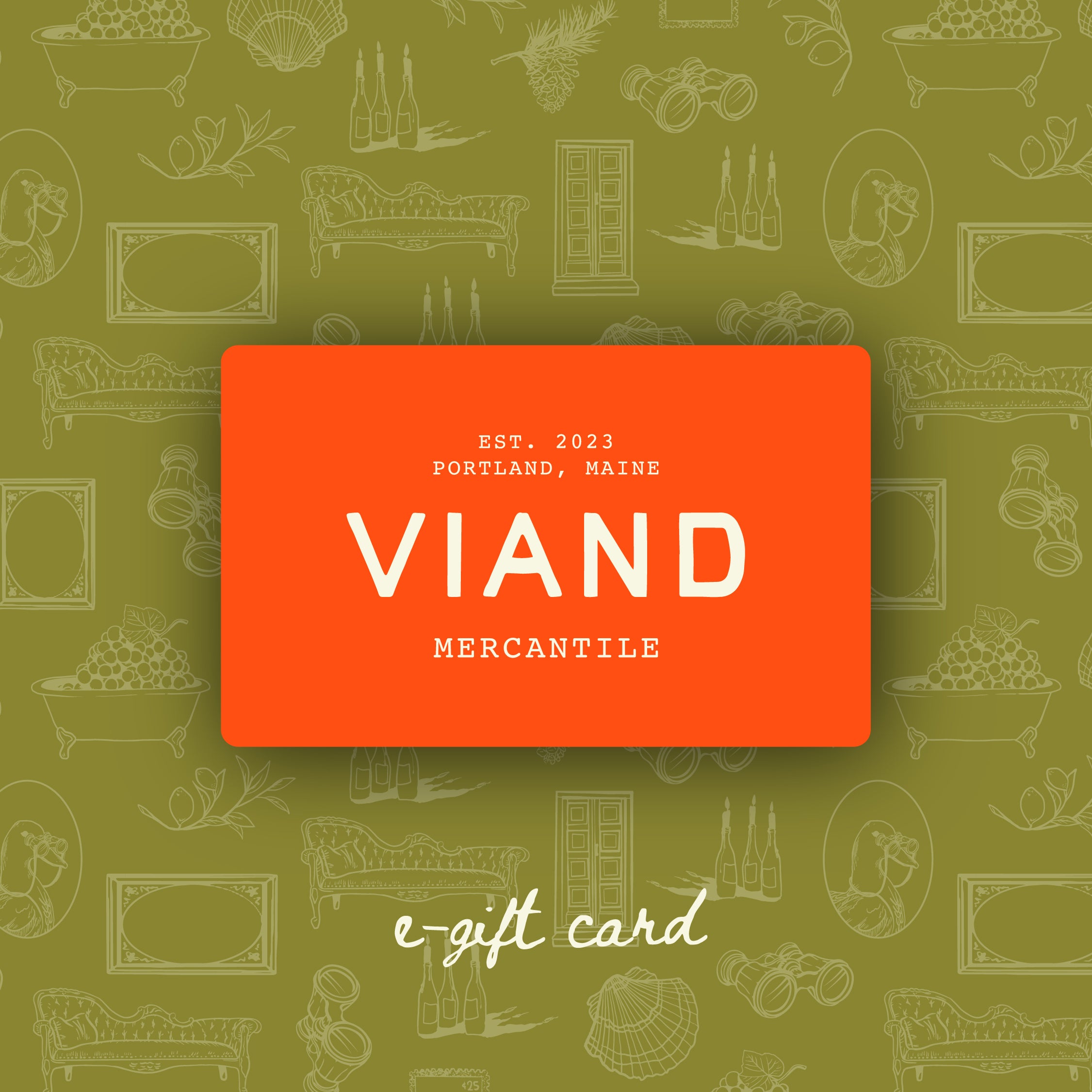 Digital Gift Certificate – Viand Mercantile